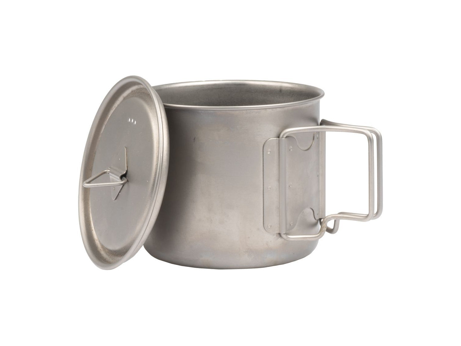Olicamp Space Saver Mug with Lid - Titanium 550 ml